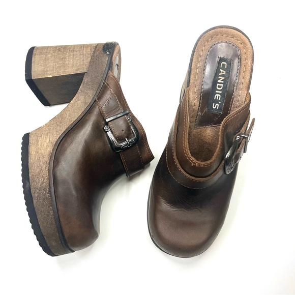 Candie's | Shoes | Vintage Y2k Candies Chunky Platform Heeled Clogs ...